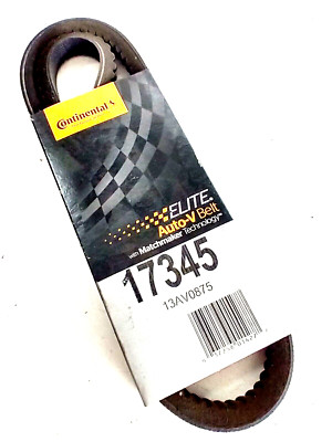 Accessory Drive Belt-Automotive V-Belt CONTINENTAL ELITE/Goodyear 17345 ...