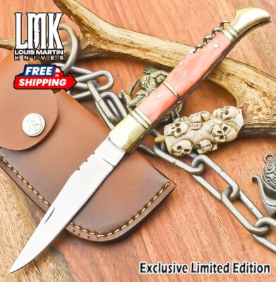 Handmade D2 Tool Steel Folding Knife Bone Slip Joint Lock Everyday ...