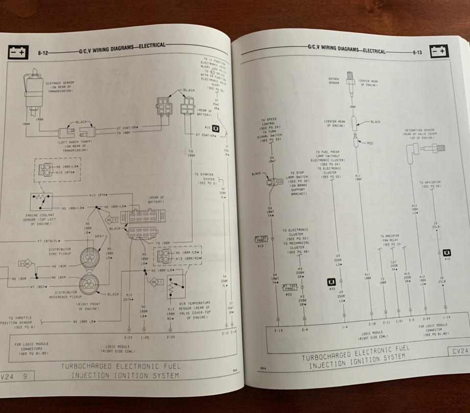 1985 Chrysler Corp. Wiring Diagrams Service Manual -Good Condition [1-6 ...