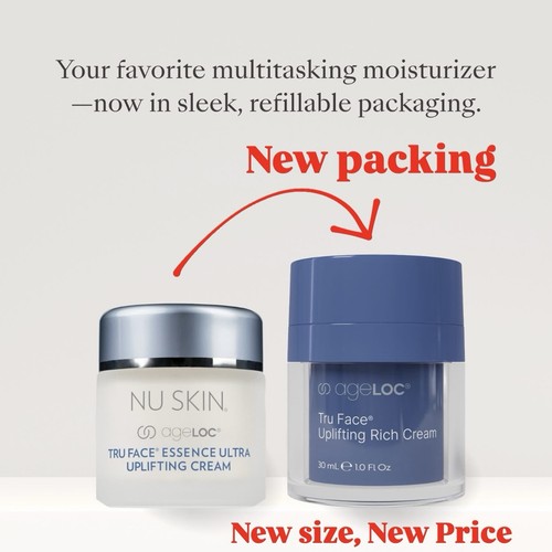 Nu Skin ageLOC Tru Face Uplifting Rich Cream | 30-30-30 | Moisturizer ...
