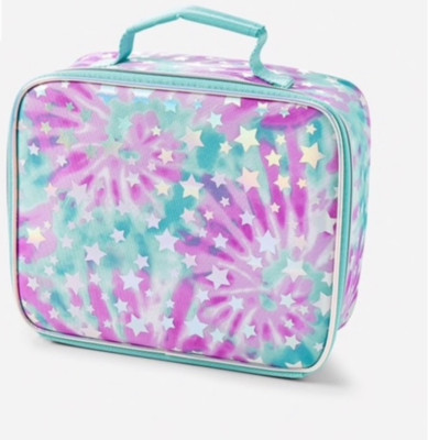 NWT Justice Girls Justice Tye Dye Stars Lunch Box Lunch Tote NEW | eBay