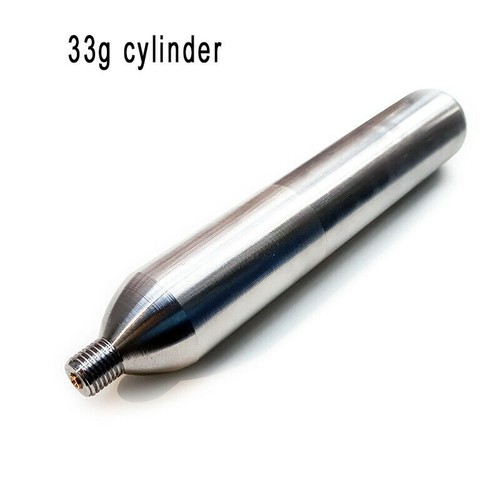 33G refillable co2 cartridge with 3/8-24UNF threaded can be pumped max ...