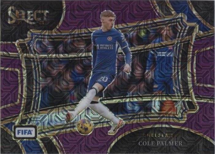 2023-24 Panini Select FIFA - Field Level Cole Palmer #217 Purple Mojo ...