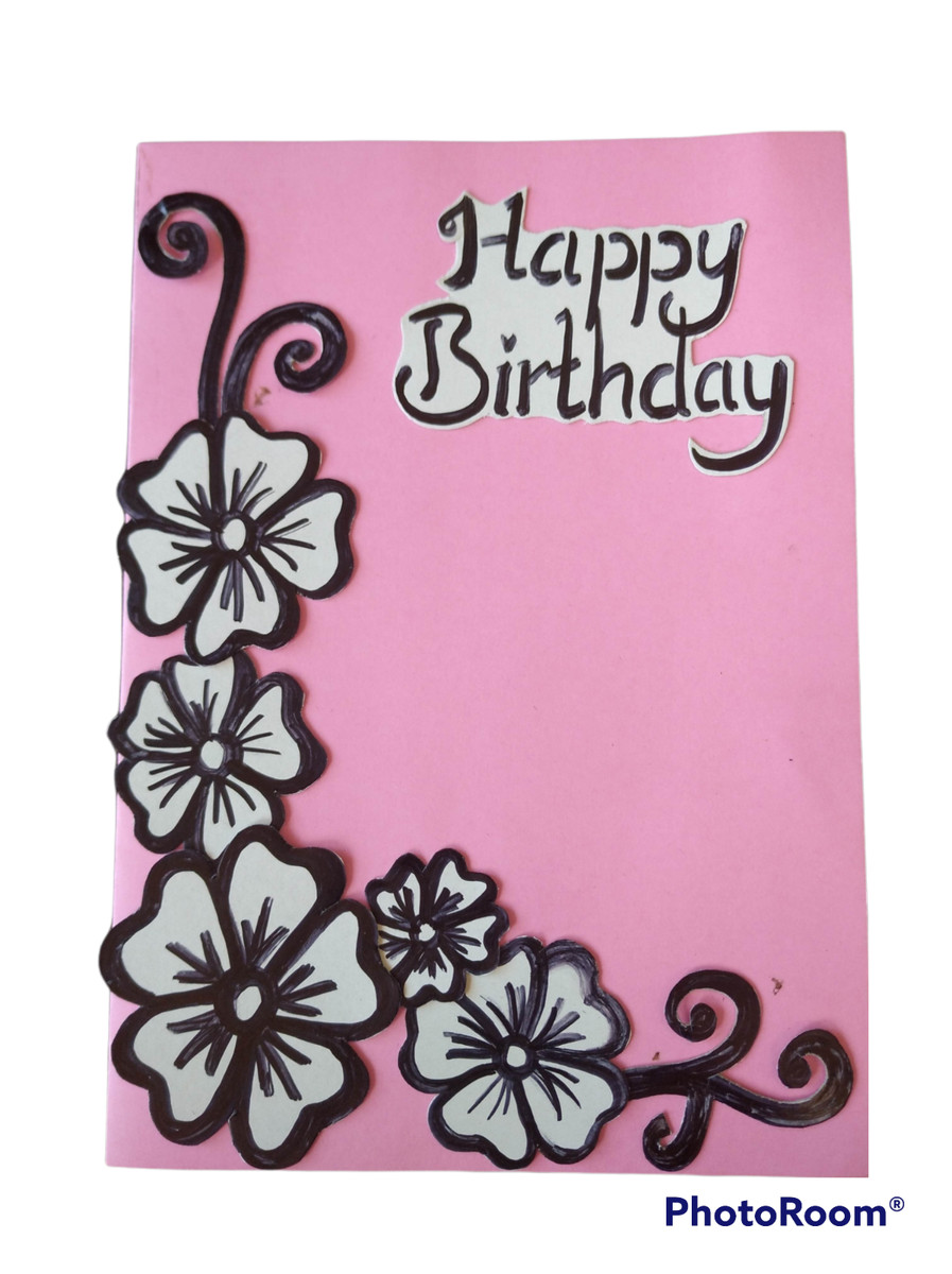Happy Bday Card Design