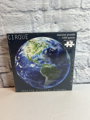NEW 1000 Piece Jigsaw Puzzle Cirque Circular Puzzle Planet Earth 650mm ...
