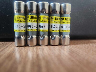 Lot of 10 Littlefuse FLQ 3-2/10 Time Delay 500VAC Fuses | eBay