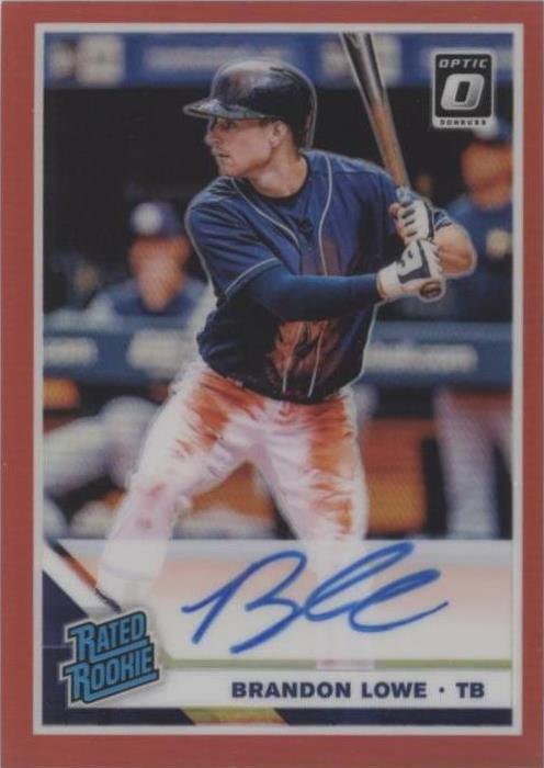 2019 Panini Donruss Optic - Rated Rookie Signatures Brandon Lowe #RPS ...