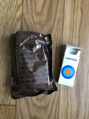 Vintage Vietnam US Army C Ration Accessory Packet COMPLETE EMPTY Cig ...