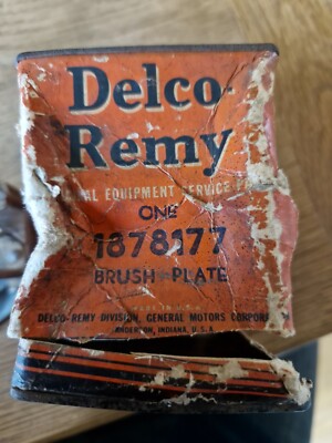 VINTAGE DELCO REMY BRUSH PLATE IN ORIGINAL BOX. 1878177 | eBay UK