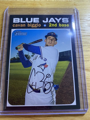 2020 Topps Heritage Baseball Cavan Biggio #55 Blue Jays. Mint Condition ...