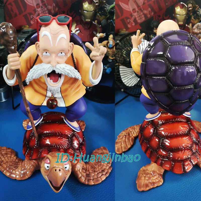 Master Roshi Kame Sennin Model Painted Resin Figure Painted Purple ...