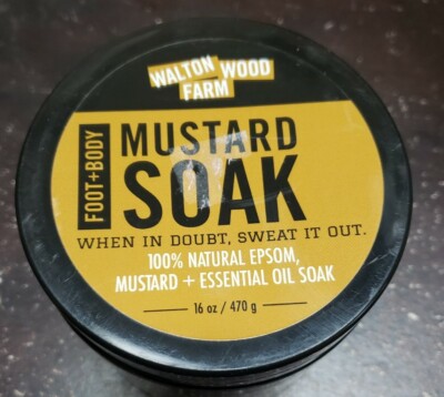 Bath soak for Men Walton Wood Farm Mustard Soak 16 Oz when in doubt ...
