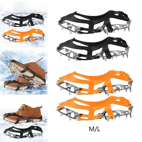 Shoe Spikes, Shoes Ice Traction Cleats Antiskid Shoe Crampons for Snow ...
