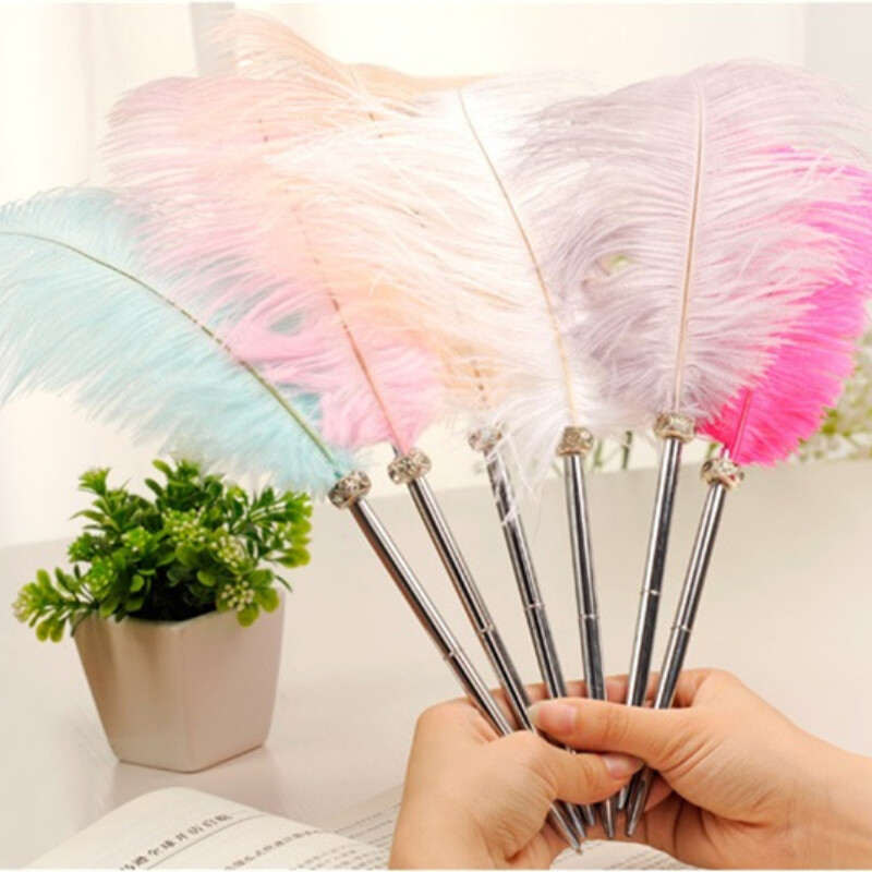 Pink Feather Quill FAERIE FLOWER Artisan Crafted Feather Quill Pen