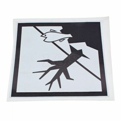 Fish/Tree Hazard Warning Diamond Label 100mm x 100mm | eBay UK