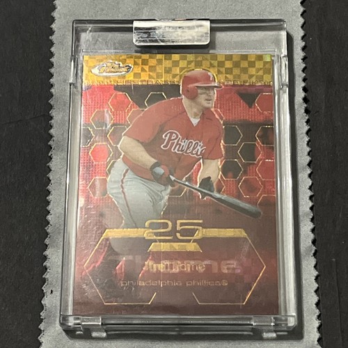 2003 Topps Finest - Gold X-Fractor #45 Jim Thome #12/199 Philadelphia ...