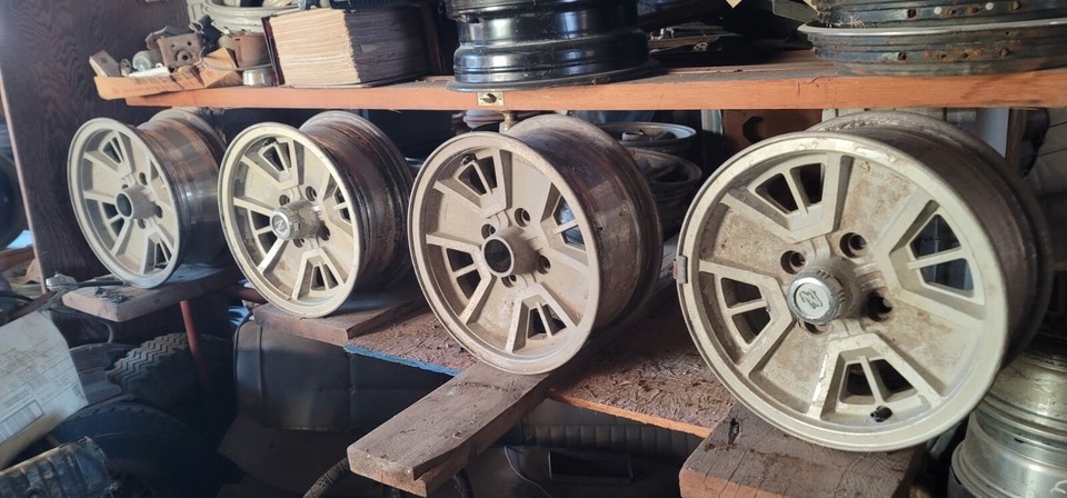 Datsun 280ZX Iron Cross 14 inch alloy wheels 4 Lug 1979 1980 1981 1982 ...