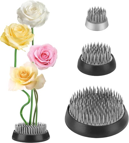 3 Pack Flower Frog Pin Holder Round Stainless Steel Floral Frogs ...