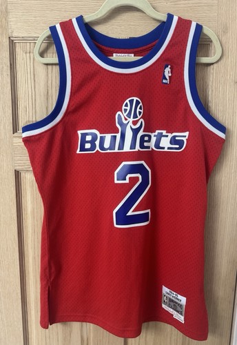Authentic Chris Webber Mitchell & Ness 1994-95 Bullets Jersey Size M | eBay