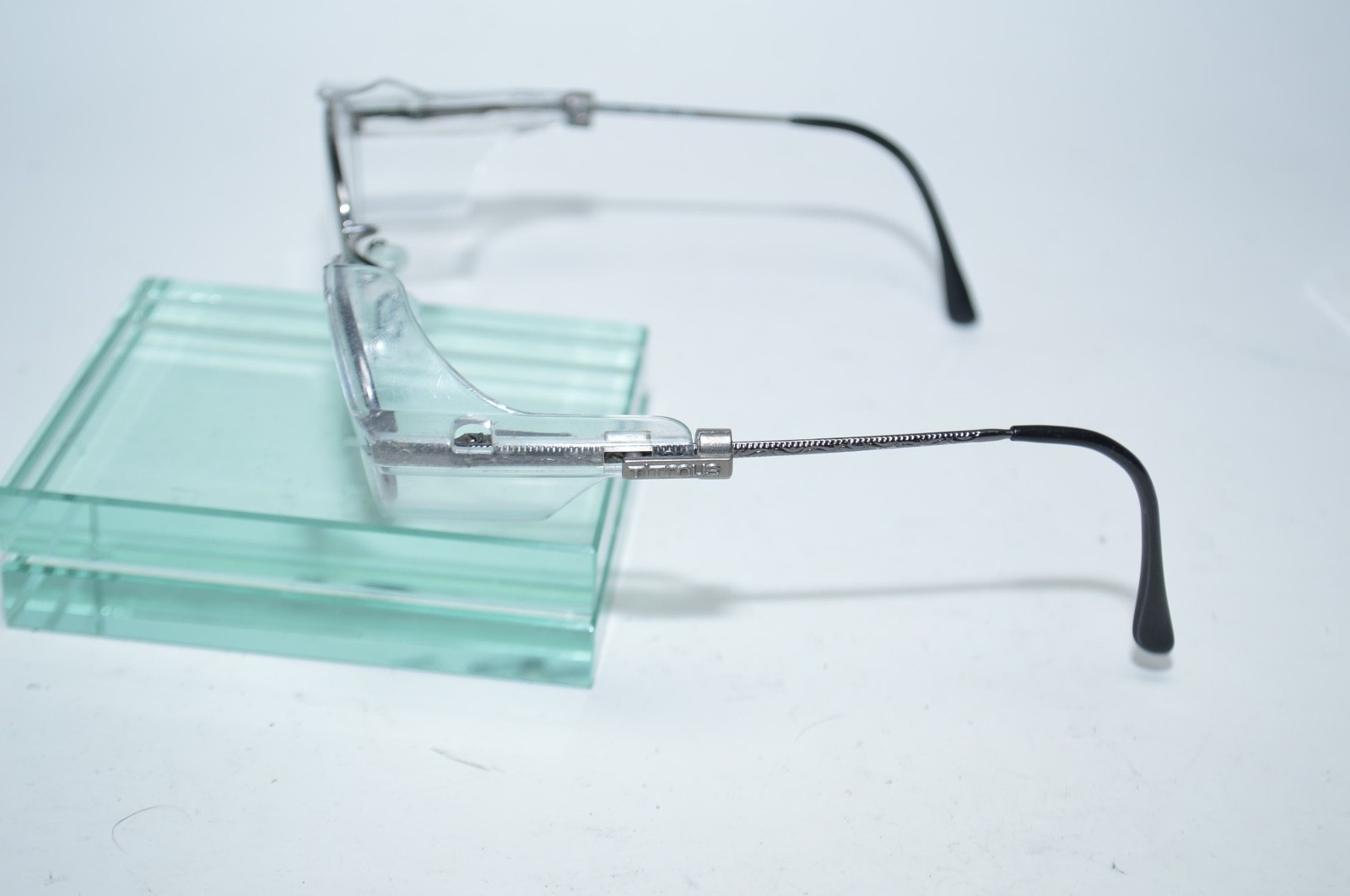 Titus TR302S Eyeglasses Frames W/ Side Protectors 49[]21-140MM Gunmetal ...