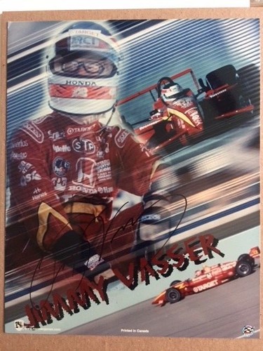 Jimmy Vasser Signed Autographed Indy Racing Photo | eBay