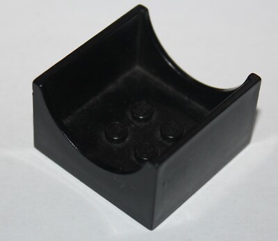 Lego vintage Fabuland Black Container Box 4x4x2 ref 4461 set 3644 Mayor ...