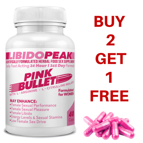 LibidoPeak Pink Bullet Woman Female Aphrodisiac Libido Sex BUY 2 GET 1 ...