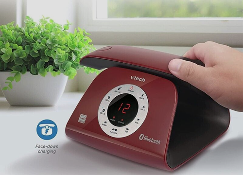 VTECH VS122-16 Retro-Design DECT 6.0 Cordless Phone Bluetooth Connect ...