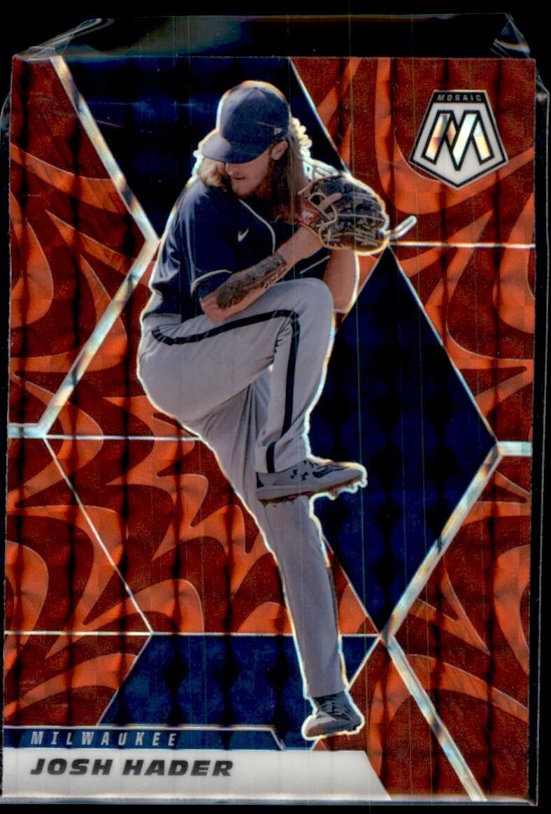 2021 PANINI MOSAIC RED JOSH HADER MILWAUKEE BREWERS #146 | eBay