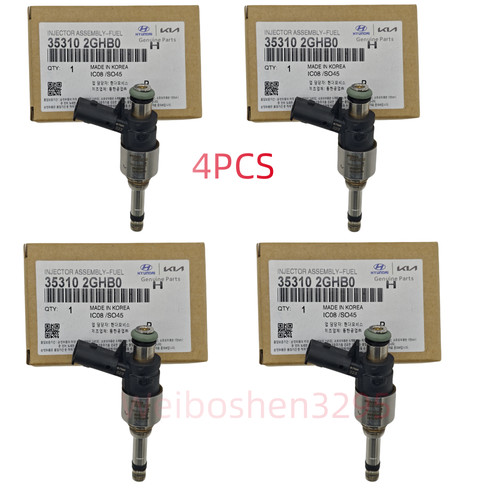 4X OEM Fuel Injector for Hyundai Elantra N Kona N Veloster N 2.0L 35310 ...