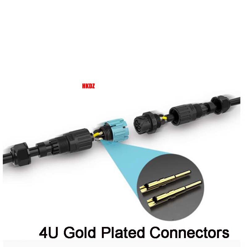 2/3 Pin Junction Box Outdoor IP68 Waterproof Electrical Cable Wire ...