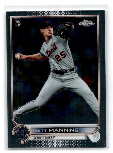 2021 Topps Chrome Matt Manning RC #57 Tigers | eBay