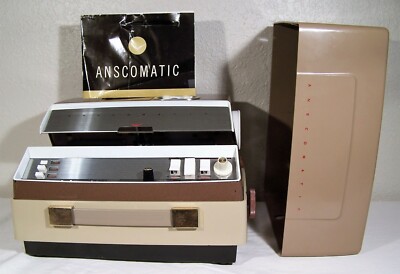 Anscomatic JN-276 Slide Projector, Remote, Cover, Manual PARTS ONLY ...