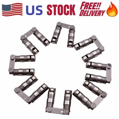 Hydraulic Roller Lifters + Link Bar for Small Block Chevrolet SBC 350 ...