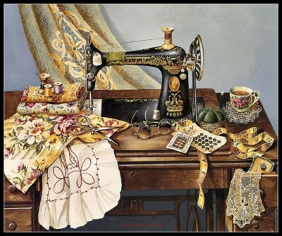 Sewing with Mama - Chart Counted Cross Stitch Patterns Needlework ...