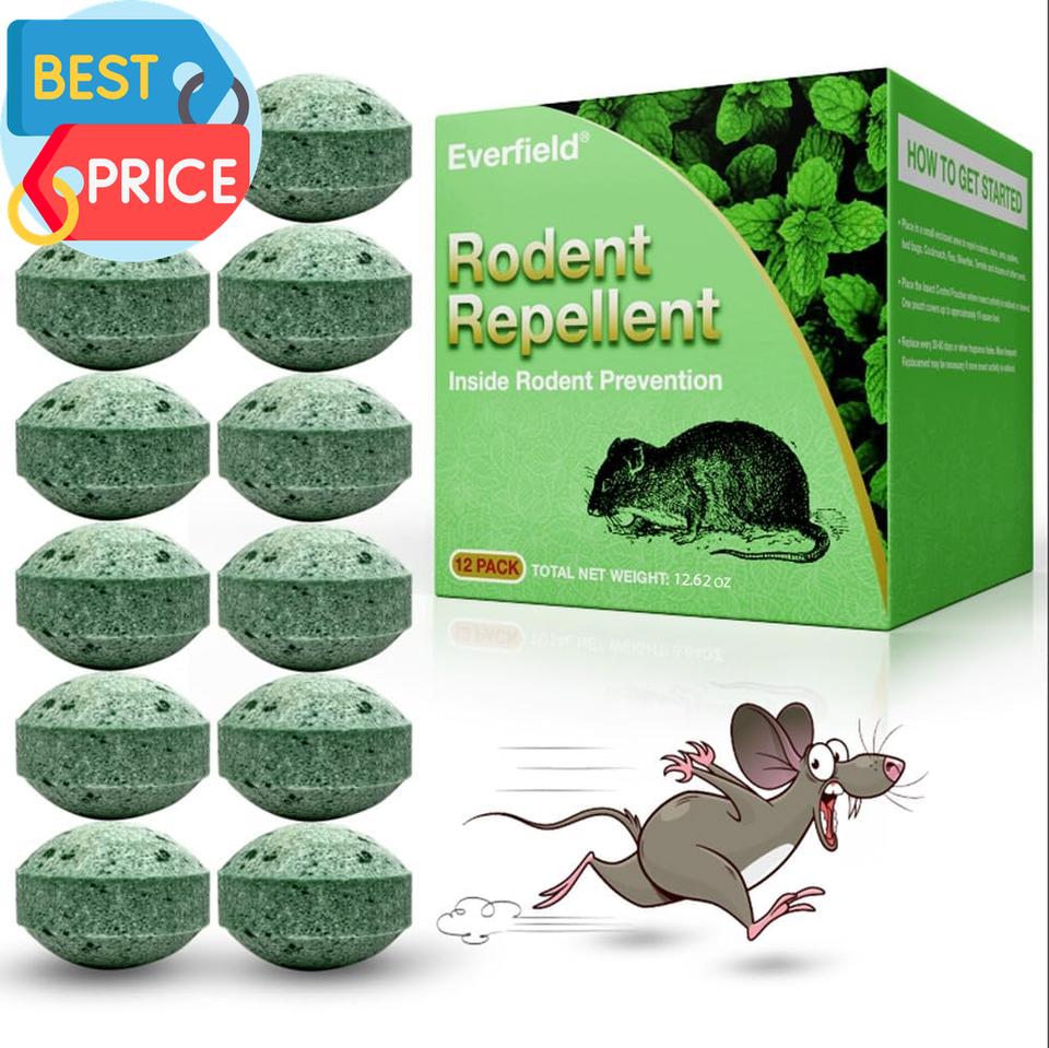 New Rats Mouse Deterrent Balls 24Pcs Peppermint Oil Moth Balls | eBay