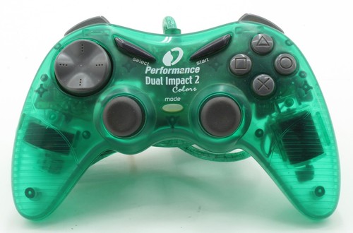 Performance - Dual Impact 2 Colors Gaming Controller for Playstation 2 ...