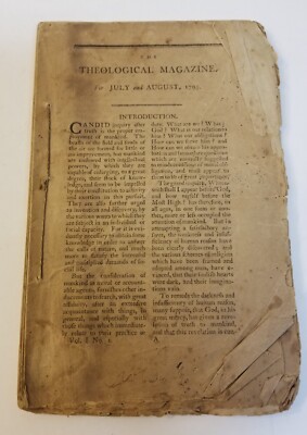 157: Scarce July & August 1795 "The Theological Magazine" | eBay