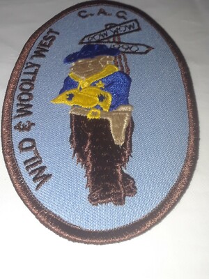BSA Patch: Wild & Wooly West C.A.C. Pow Wow 1990 | eBay
