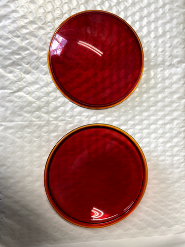 Harley 68662-38 Guide S-H2 Red Spot Lamp Lenses Knucklehead Panhead ...