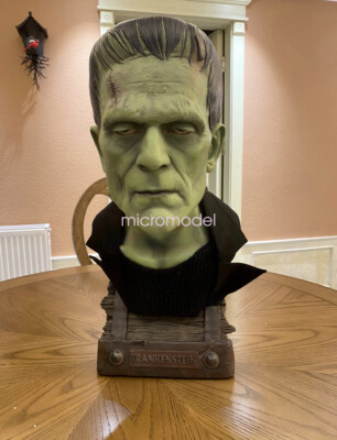 Sideshow Frankenstein 1/1 Statue Bust Resin Figure Model Painted ...