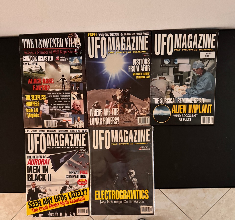 Rare Vintage UFO Magazines Lot Excellent Condition 11 Isssues | eBay