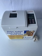 Oster 5821 Deluxe 2 LB Bread and Dough Maker White With Recipe Book for ...
