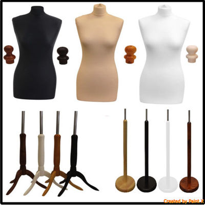 Tailor Dummies Dummy Dressmaker Mannequin Bust Display Stand Female ...