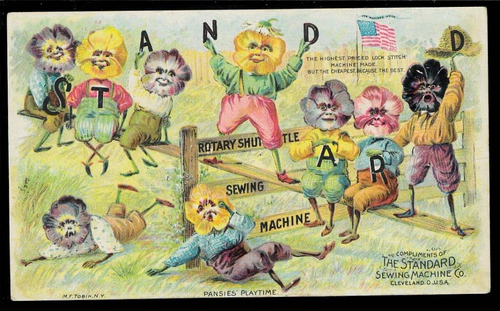 TRADE CARD, STANDARD Sewing Machine, CLEVELAND, O, S6D-TC-6743 | eBay