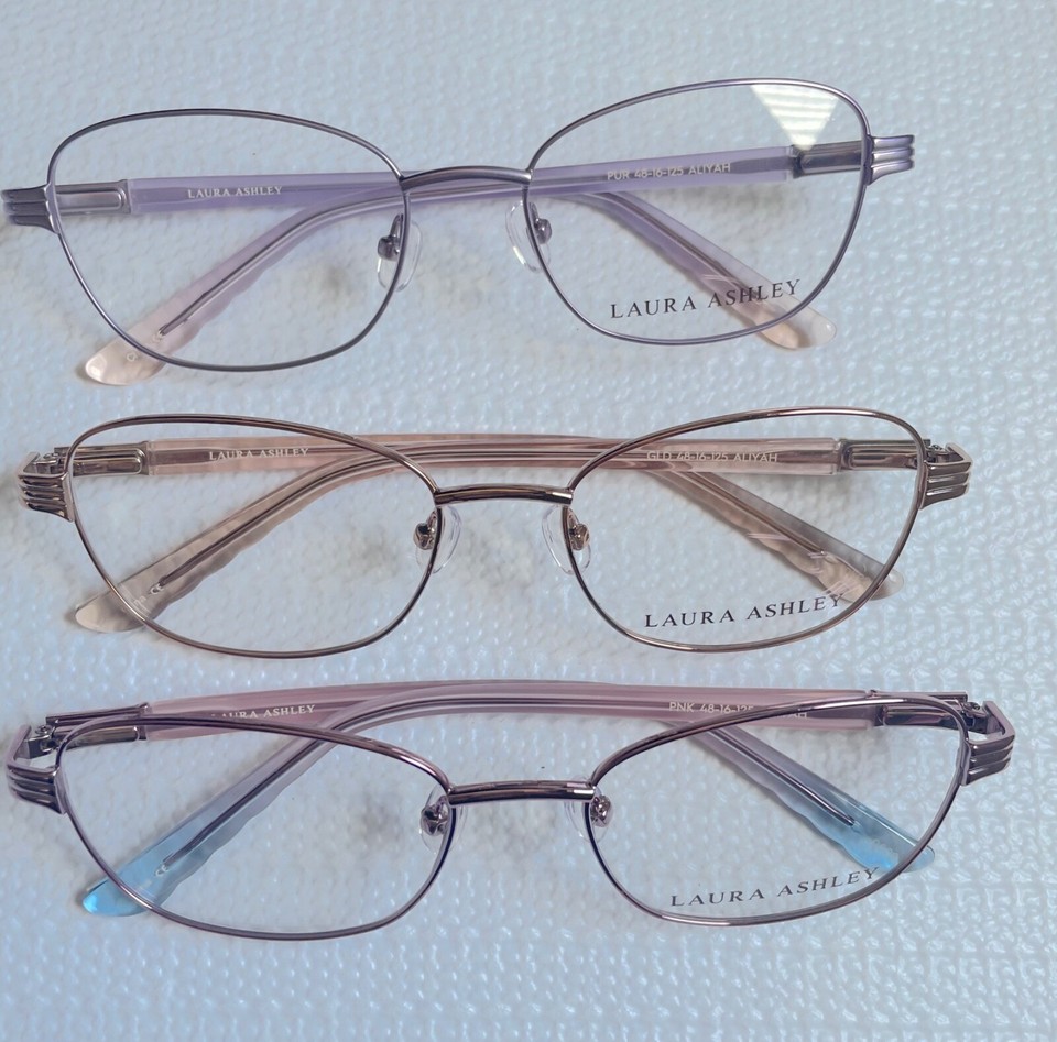 6 girls eyeglass frames Laura Ashley New-5 metal & 1 Plastic- NWOT | eBay
