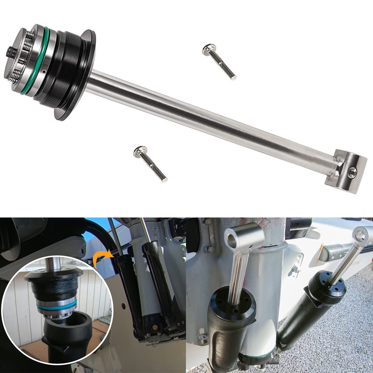 Trim Rod Assy Kit For Mercury Marine Verado 200-450hp L6 8M0118299 S/S ...