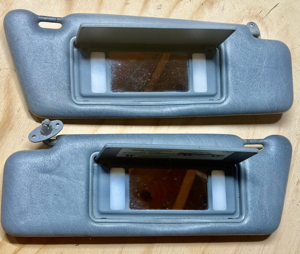 86-95 Mercedes-Benz W124 E500 E320 300E 300CE ORIGINAL SUN VISOR GRAY ...