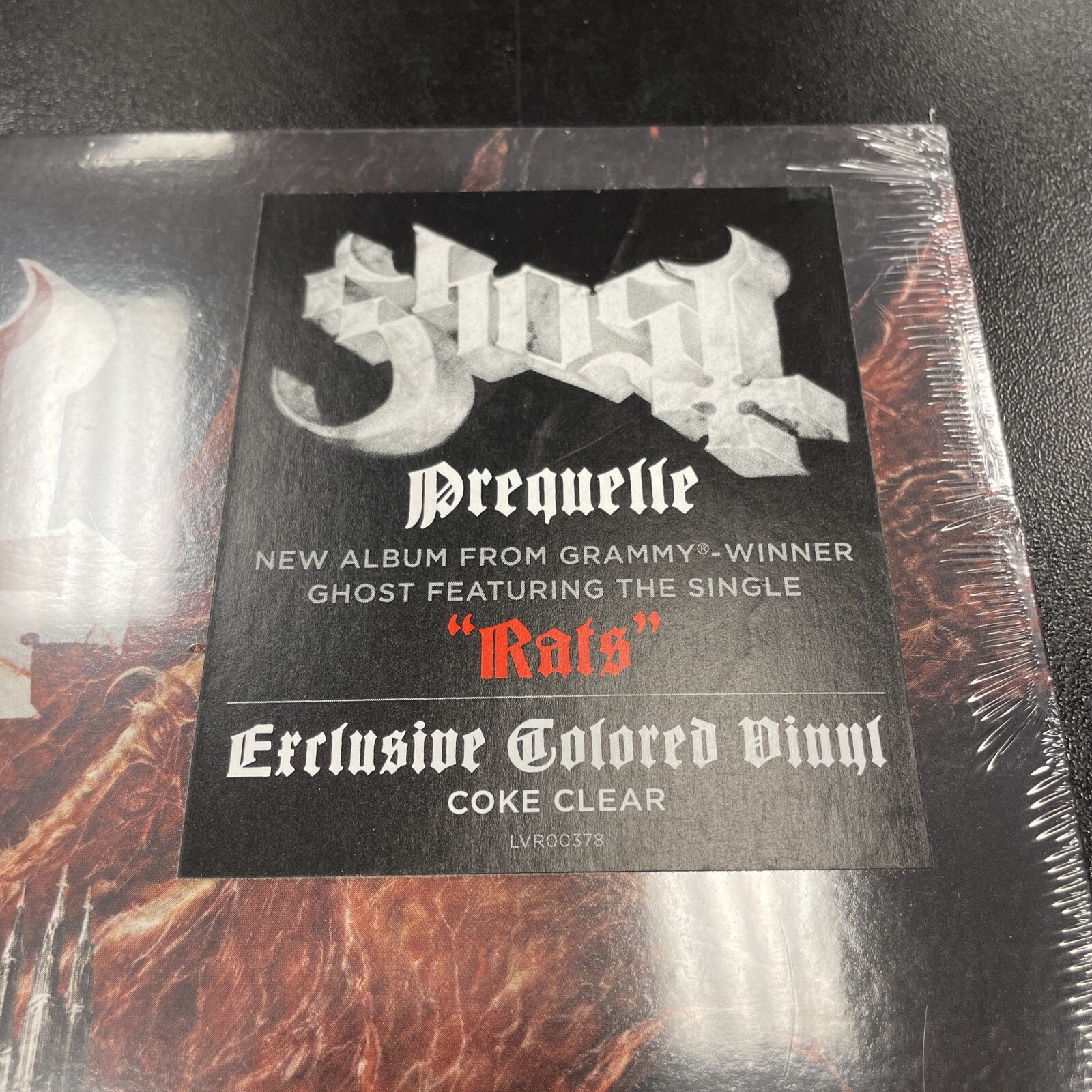 Ghost Prequelle Coke Clear Vinyl Sealed Papa Emeritus A Nameless Ghoul ...