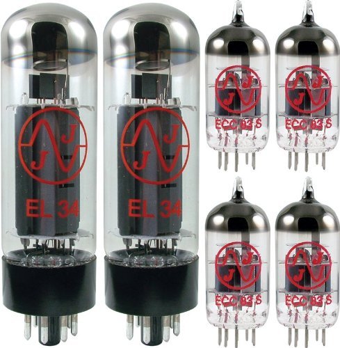 JJ Tesla Premium Tube Complement Set for Vox AC50CPH CP2 Guitar Amp ...